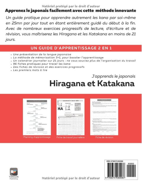 Lire et écrire le japonais en moins de 21 jours Cahier d’exercices d ...
